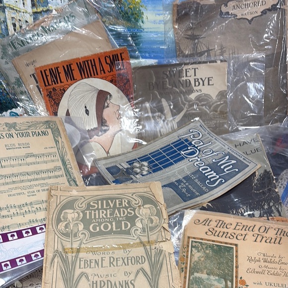 Art | Vintage Sheet Music Collection | Poshmark